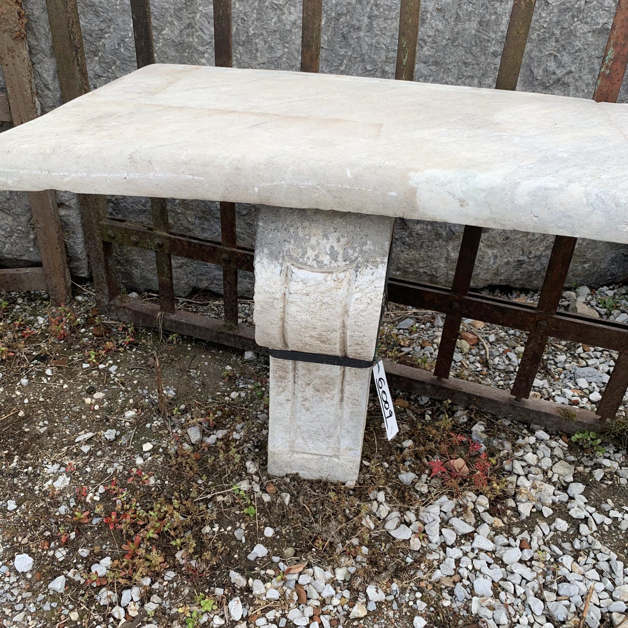 Pair of ancient stone benches - Pair of ancient stone benches